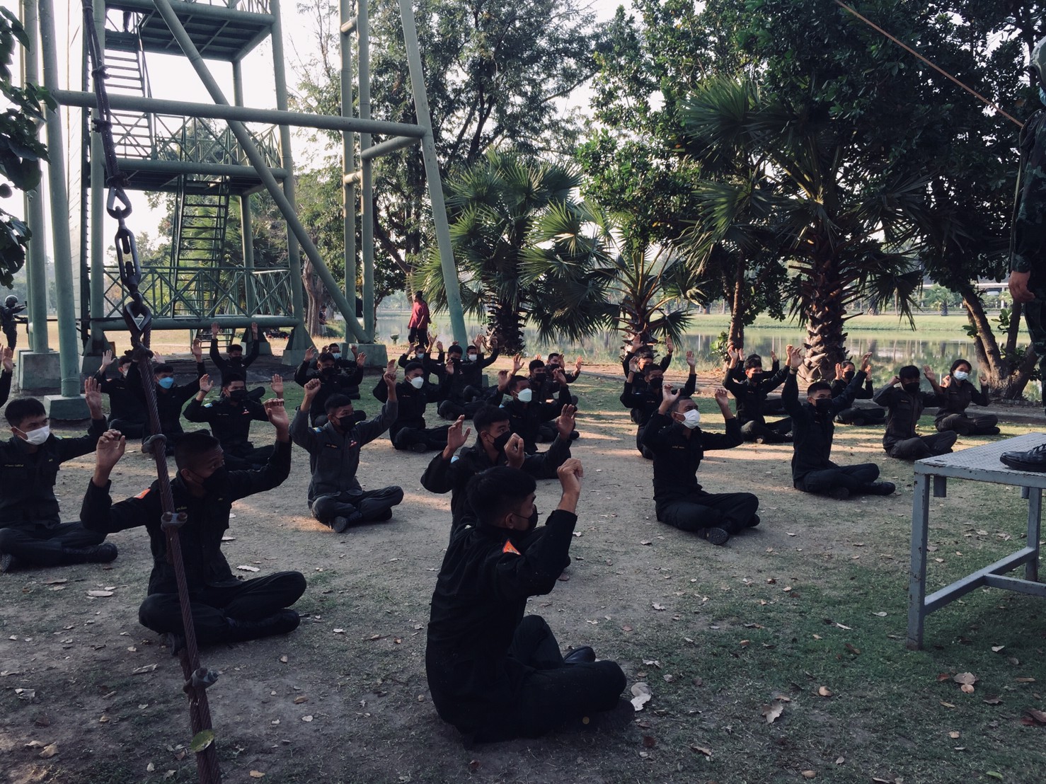 RMUTI military students join regular training, 1st-3rd year, academic ...