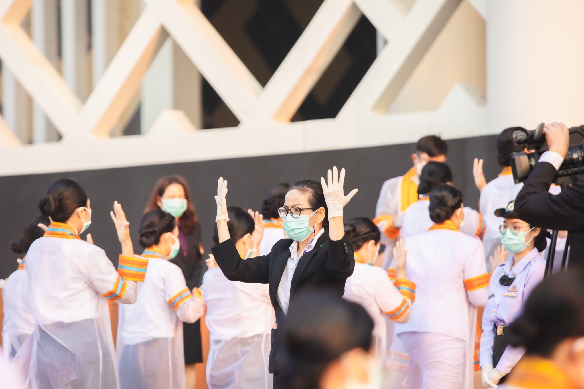 RMUTI rehearses for the 2562 Royal Graduation Ceremony – Rajamangala ...