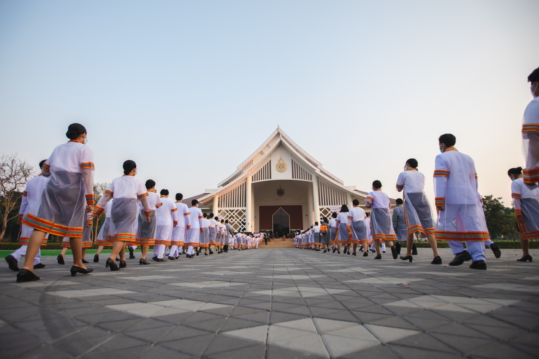 RMUTI rehearses for the 2562 Royal Graduation Ceremony – Rajamangala ...